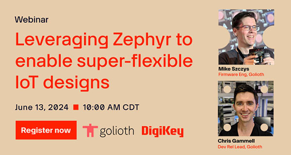 使用 Zephyr® 实现灵活的物联网设计 | DigiKey